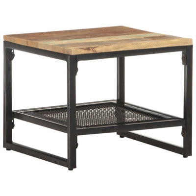 Berkfield Side Table 40x40x35 cm Solid Reclaimed Wood