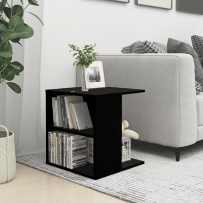 Berkfield Side Table Black 45x45x48 cm Engineered Wood | DIY at B&Q