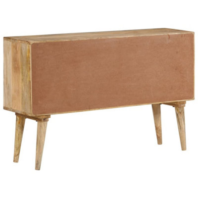 Berkfield Sideboard 110x30x70 cm Solid Wood Mango