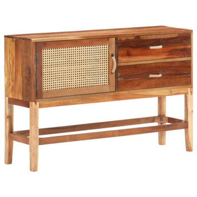 Berkfield Sideboard 118x30x76 cm Solid Reclaimed Wood