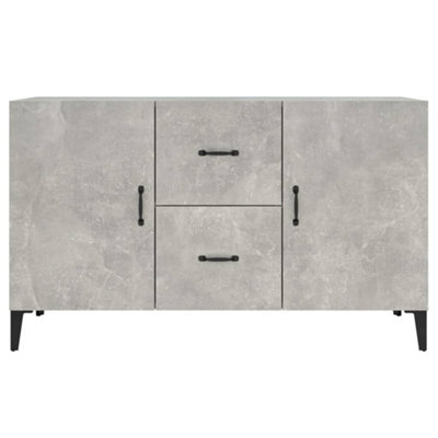 Berkfield Sideboard Concrete Grey 100x36x60 cm Engineered Wood