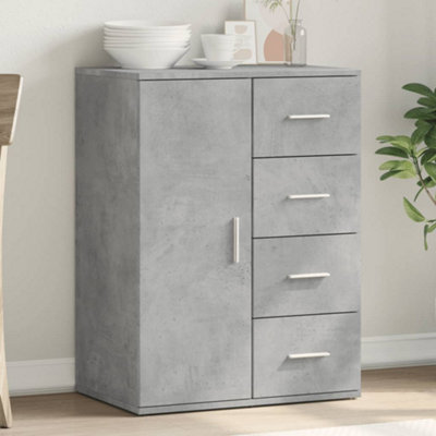 Berkfield Sideboard Concrete Grey 59x39x80 cm Engineered Wood