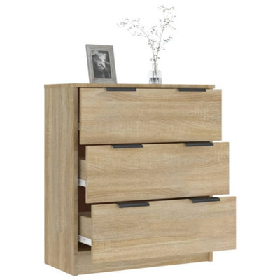 Berkfield Sideboard Sonoma Oak 60x30x70 cm Engineered Wood