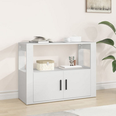 BERKFIELD SIDEBOARD WHITE 80X30X60 CM ENGINEERED WOOD