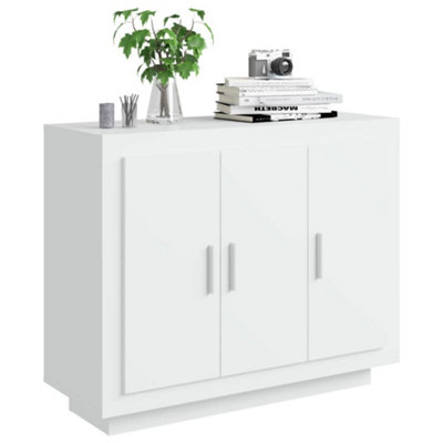 Berkfield Sideboard White 92x35x75 cm Engineered Wood