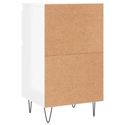 Berkfield Sideboards 2 pcs High Gloss White 40x35x70 cm Engineered Wood