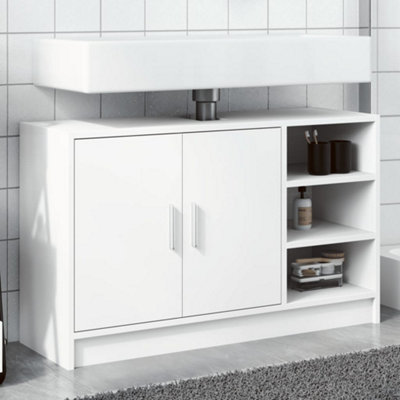 Berkfield Sink Cabinet White 90x29x55 cm Engineered Wood