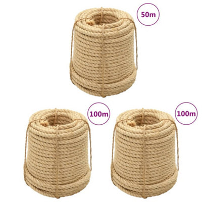 Berkfield Sisal Ropes 3 pcs 14 mm