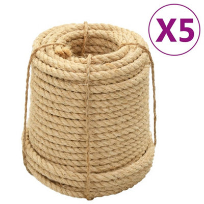 Berkfield Sisal Ropes 5 pcs 14 mm 100 m