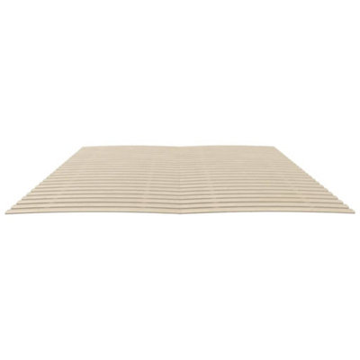 Berkfield Slatted Bed Bases with 48 Slats 2 pcs 100x200 cm