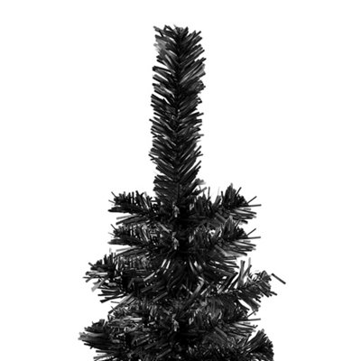Berkfield Slim Christmas Tree Black 180 cm | DIY at B&Q