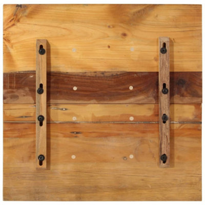 Berkfield Square Table Top 60x60 cm 15-16 mm Solid Reclaimed Wood