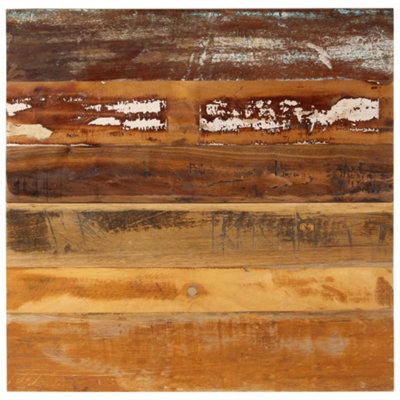 Berkfield Square Table Top 70x70 cm 15-16 mm Solid Reclaimed Wood