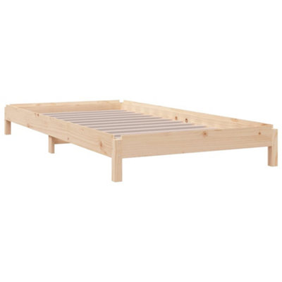 Berkfield Stack Bed 75x190 cm Solid Wood Pine