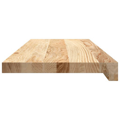 Berkfield Stair Treads 12 pcs Untreated 70x25x2 cm Solid Wood Oak