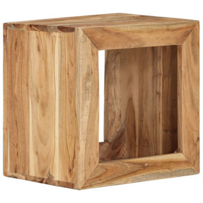 Berkfield Stool 40x30x40 cm Solid Wood Acacia
