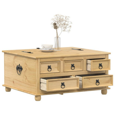 Berkfield Storage Box Corona 90x78x45 cm Solid Wood Pine