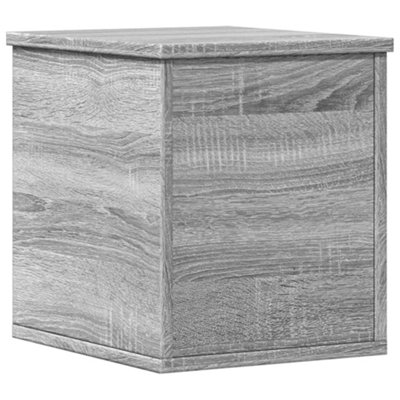 Berkfield Storage Box Grey Sonoma 30x35x35 cm Engineered Wood