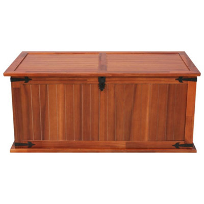 Berkfield Storage Chest 79x34x32 cm Solid Acacia Wood