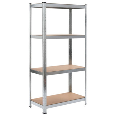 Berkfield Storage Shelves 2 pcs Silver 80x40x160 cm Steel and MDF | DIY ...