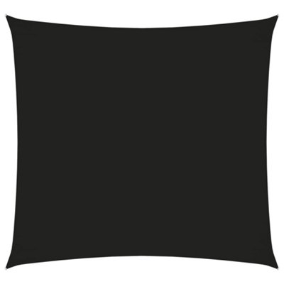 Berkfield Sunshade Sail Oxford Fabric Square 3x3 m Black