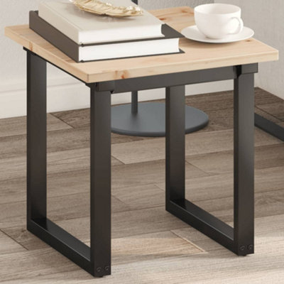 Berkfield Table Top 40x40x1.7 cm Square Solid Wood Pine