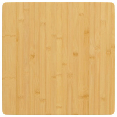 Berkfield Table Top 40x40x2.5 cm Bamboo