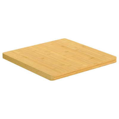 Berkfield Table Top 40x40x2.5 cm Bamboo