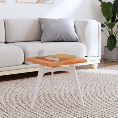 Berkfield Table Top 40x40x2.5 cm Square Solid Wood Beech