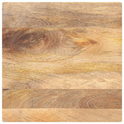 Berkfield Table Top 40x40x3.8 cm Square Solid Wood Mango
