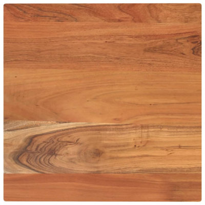 Berkfield Table Top 50x50x3.8 cm Square Solid Wood Acacia
