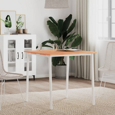 Berkfield Table Top 70x70x1.5 cm Square Solid Wood Beech