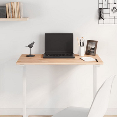 Berkfield Table Top 80x40x1.5 cm Rectangular Solid Wood Beech