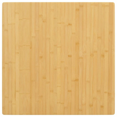 Berkfield Table Top 80x80x2.5 cm Bamboo