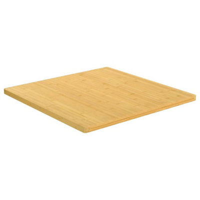 Berkfield Table Top 80x80x2.5 cm Bamboo