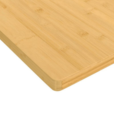 Berkfield Table Top 80x80x2.5 cm Bamboo