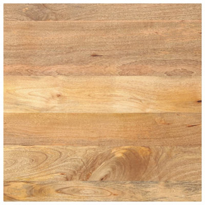 Berkfield Table Top 80x80x2.5 cm Square Solid Wood Mango