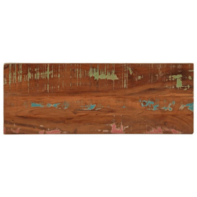 Berkfield Table Top 90x20x3.8 cm Rectangular Solid Wood Reclaimed