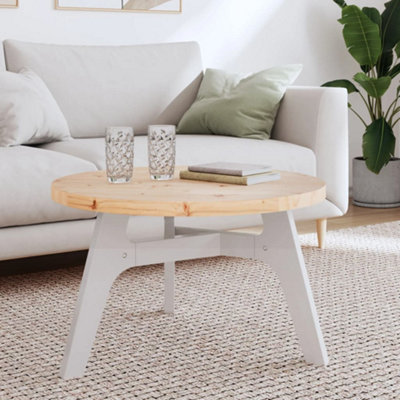 Berkfield Table Top Round size 70x3 cm Solid Wood Pine