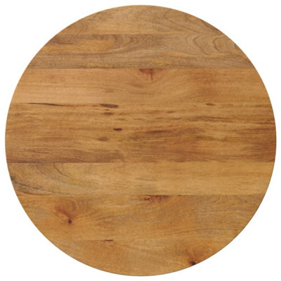 Berkfield Table Top size 70x2.5 cm Round Solid Wood Mango