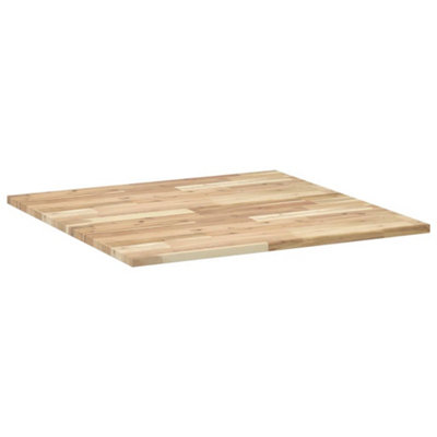 Berkfield Table Top Square 80x80x2 cm Solid Wood Acacia