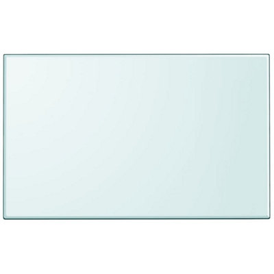 Berkfield Table Top Tempered Glass Rectangular 1000x620 mm