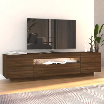 Led wooden stand store
