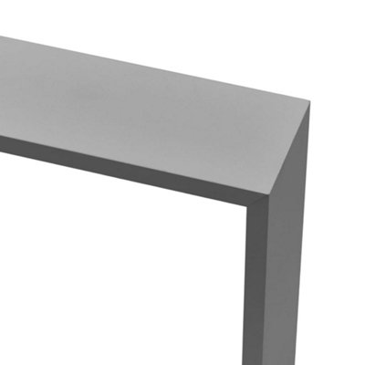 Berkfield Wall Cube Shelves 3 pcs Grey MDF