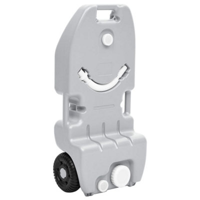 Berkfield Wheeled Water Tank for Camping 25 L Grey