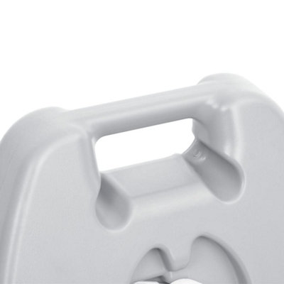 Berkfield Wheeled Water Tank for Camping 25 L Grey