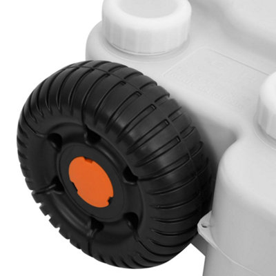 BERKFIELD WHEELED WATER TANK FOR CAMPING 30 L GREY
