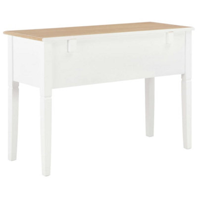 Berkfield Writing Desk White 109.5x45x77.5 cm Wood
