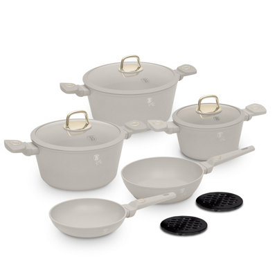 Berlinger Haus 10Pcs Sahara Aluminium Non Stick Induction Pots & Pans ...