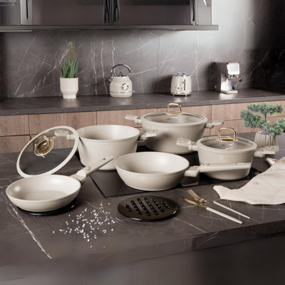 Berlinger Haus 10Pcs Sahara Aluminium Non Stick Induction Pots & Pans ...